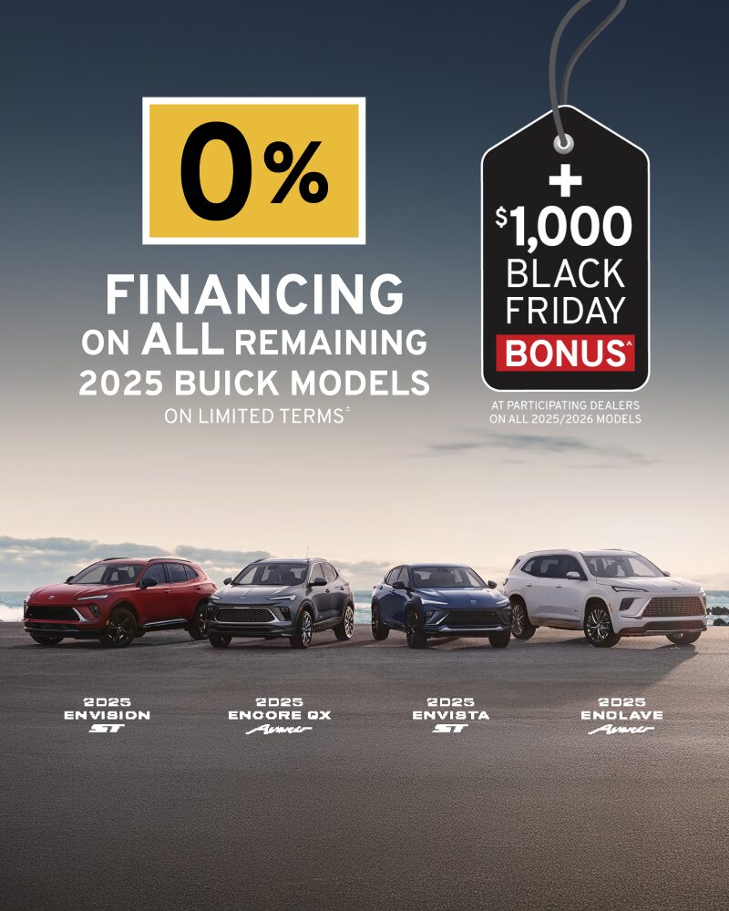 Buick Canada | SUV & Crossover | Envista, Encore GX, Envision, Enclave